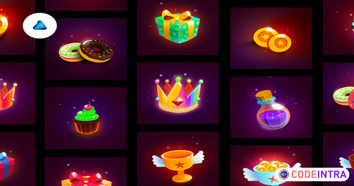 Colorful Game Icons PNG and PSD - Codeintra