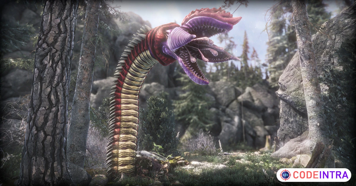 Giant Worm Pack PBR - Fantasy RPG | 3D Creatures | Unity Assets - Codeintra